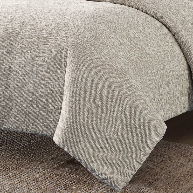 Silk Home Westmont 3-Piece Textured Comforter Set & Reviews | Wayfair