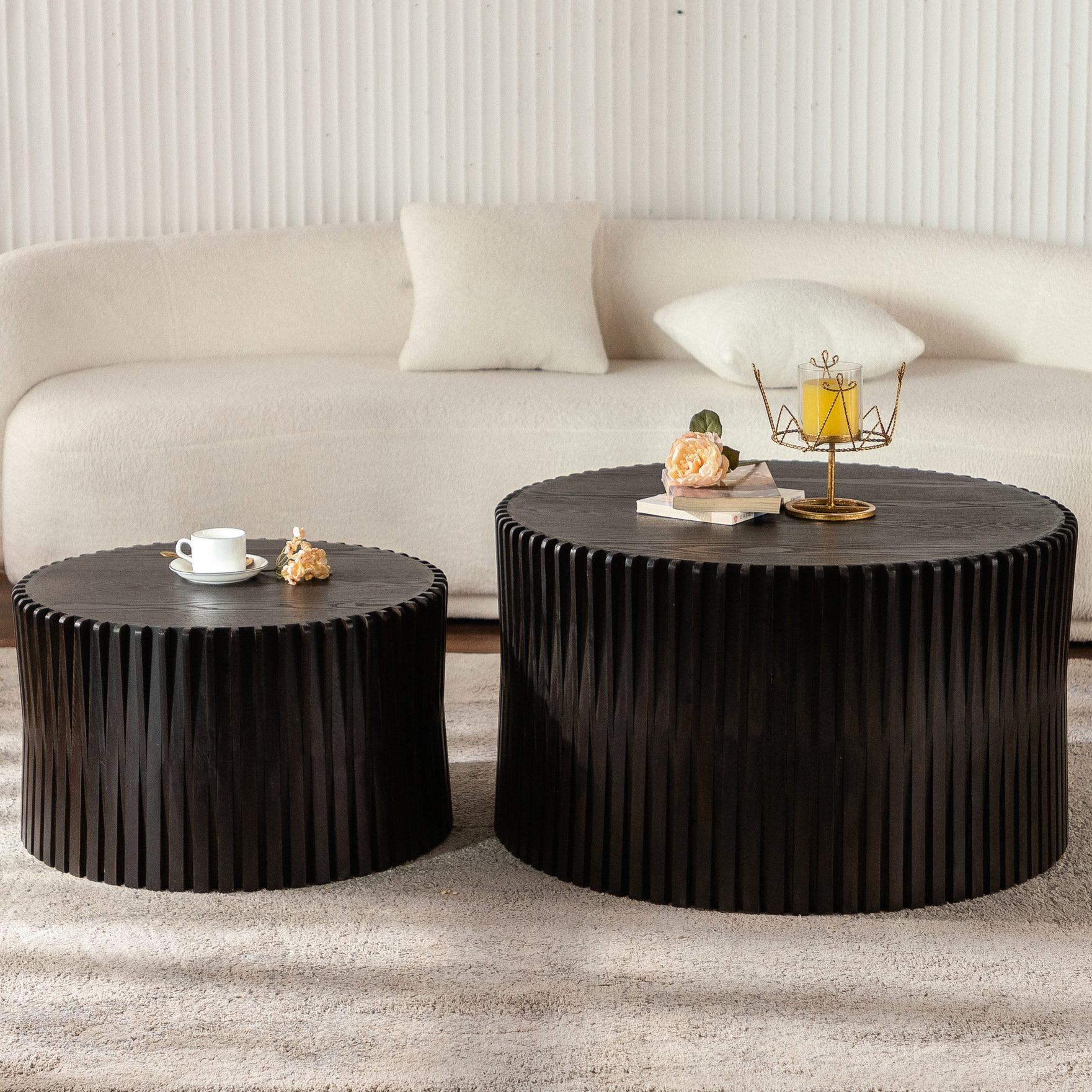 Wrought Studio™ Vintage-style Coffee Table (2 Pieces), Quality ...