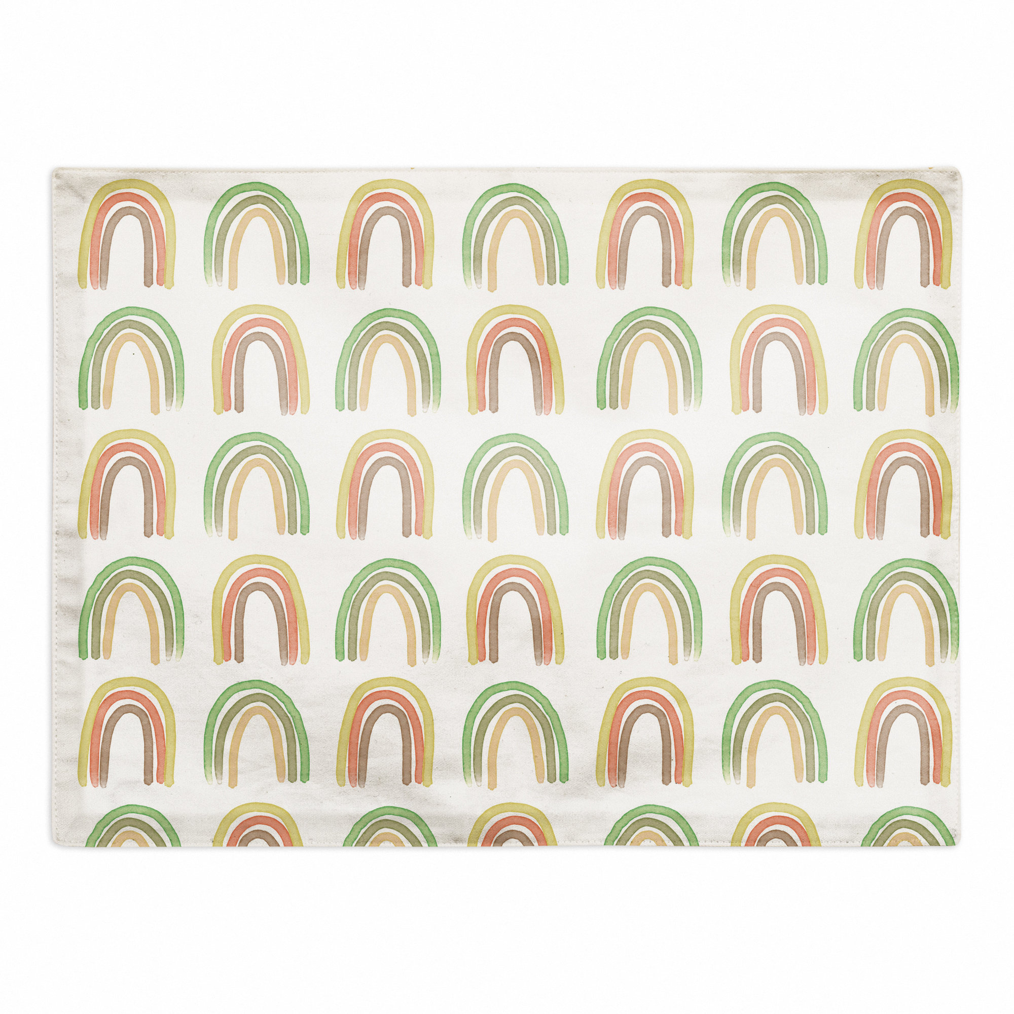 Corrigan Studio® Jaymarie Straight Rainbow 14" Cotton Placemat ...