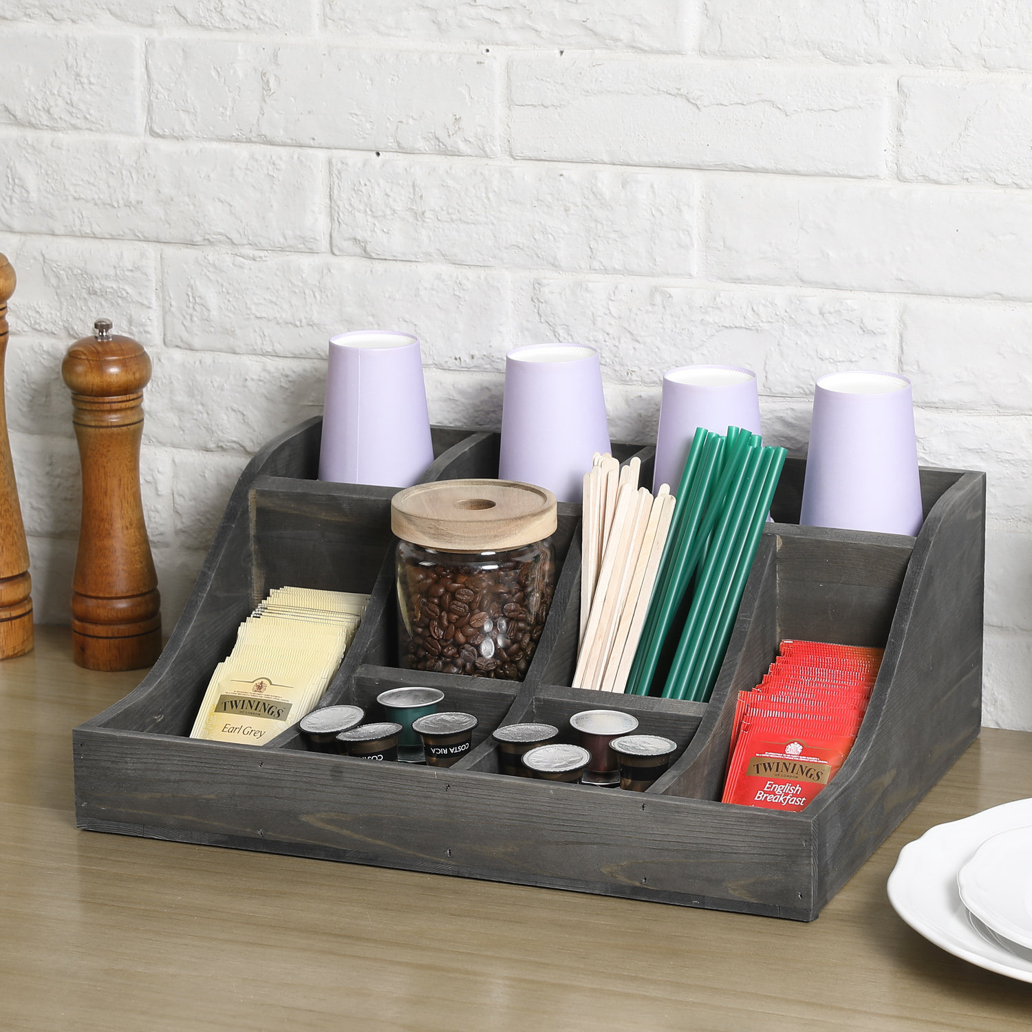 MyGift Coffee Accessory And Condiment Storage - Wayfair Canada