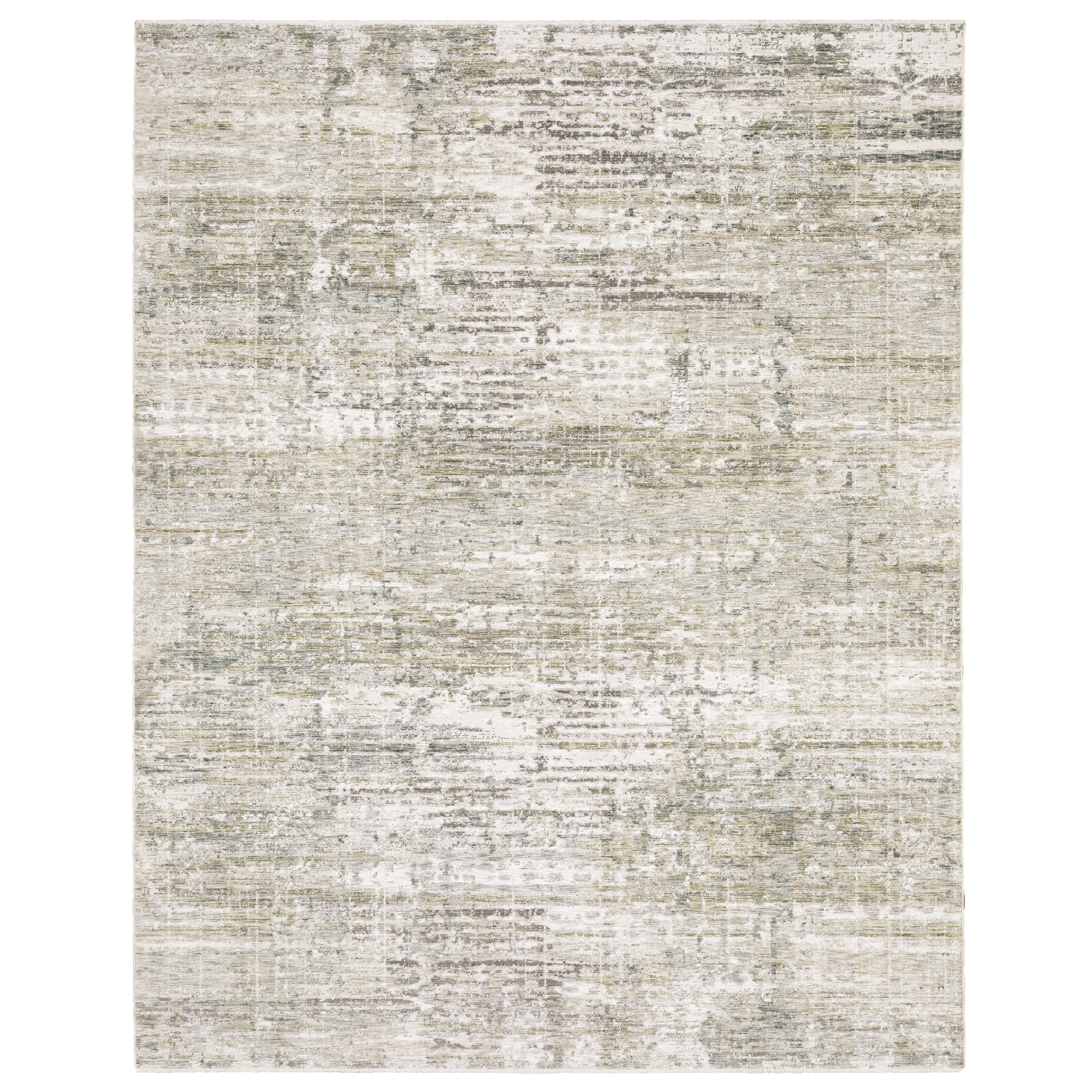 17 Stories Gloria Distressed Abstract Beige/ Grey Area Rug | Wayfair