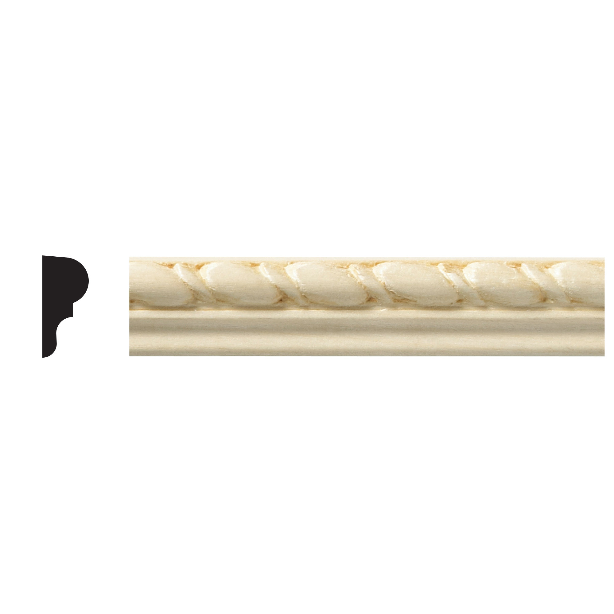Ornamental Mouldings Hardwood Embossed Rope Colonial Trim Panel ...