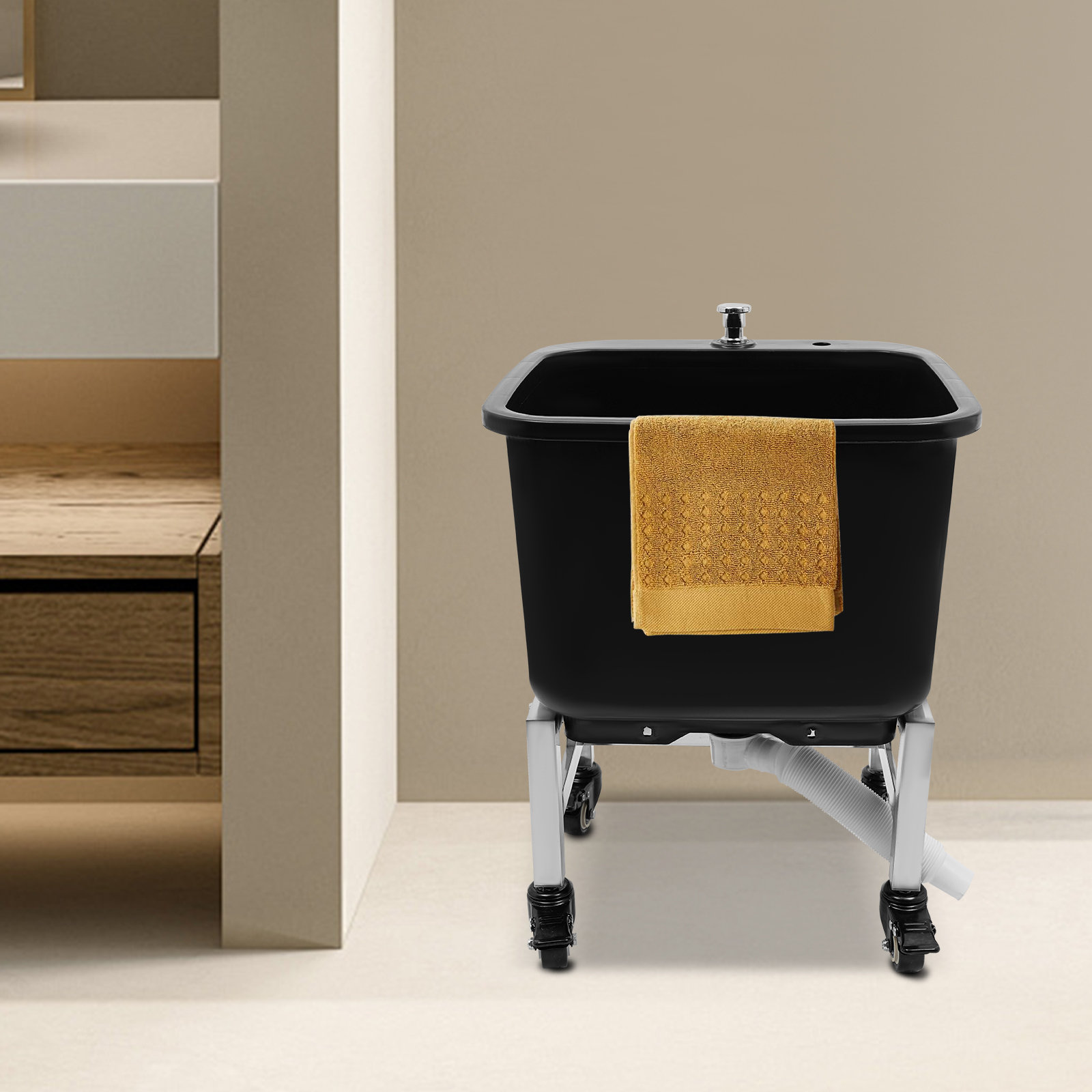 SUNYOU Freestanding Floor Mop Sink（15.75*15.75*19.88In） - Wayfair Canada