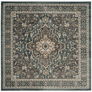 Blue Square Area Rugs You'll Love | Wayfair