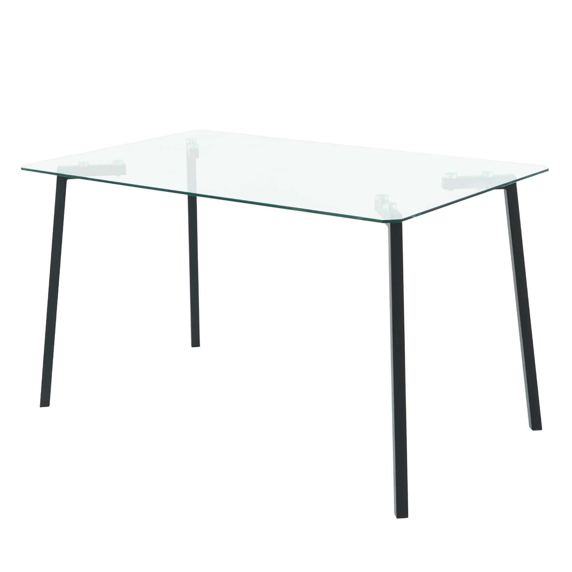 Wrought Studio™ 51.2 "Glass Dining Table(Only Table) | Wayfair