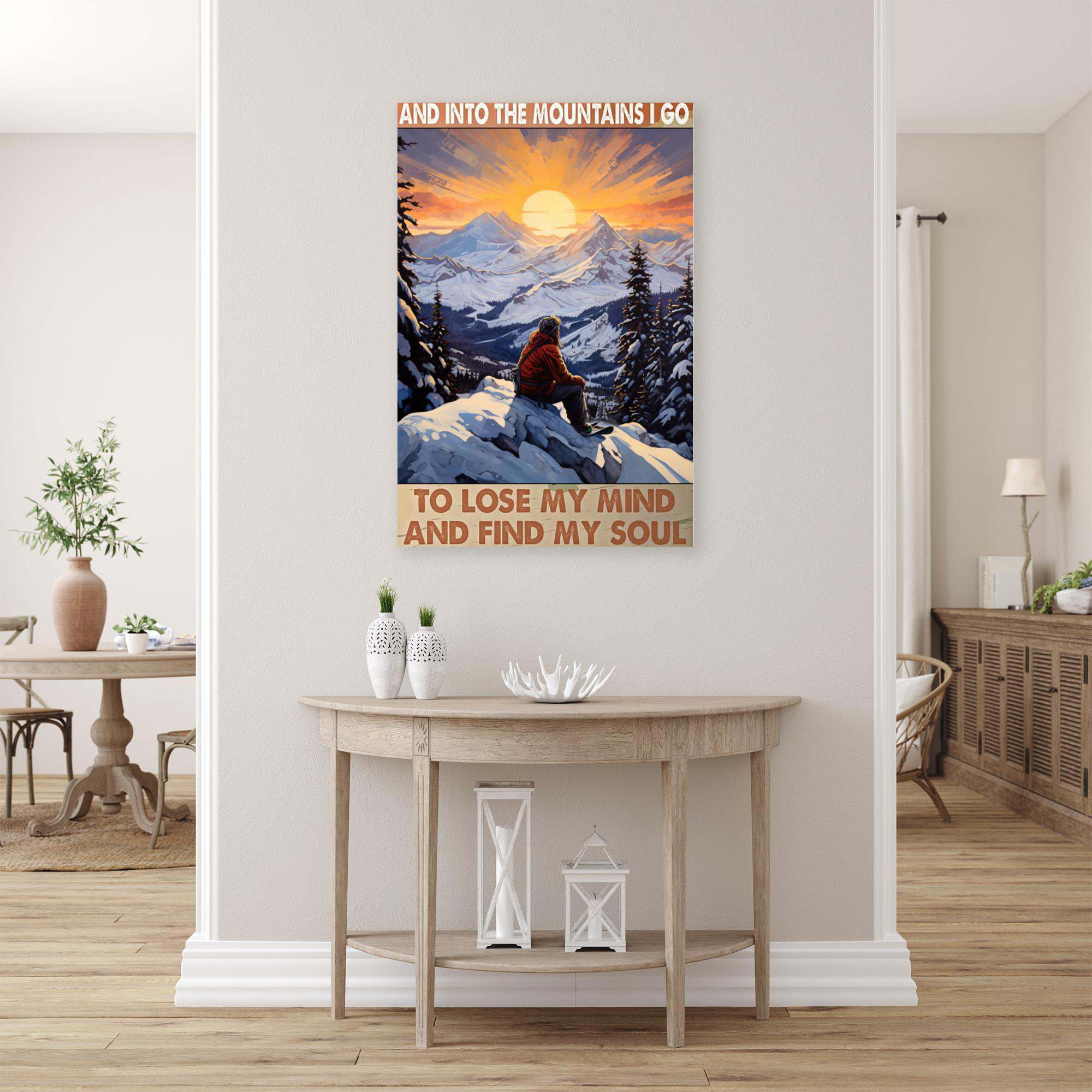 Trinx Snowboarding And Into The Mountains - 1 Piece Rectangle Graphic ...