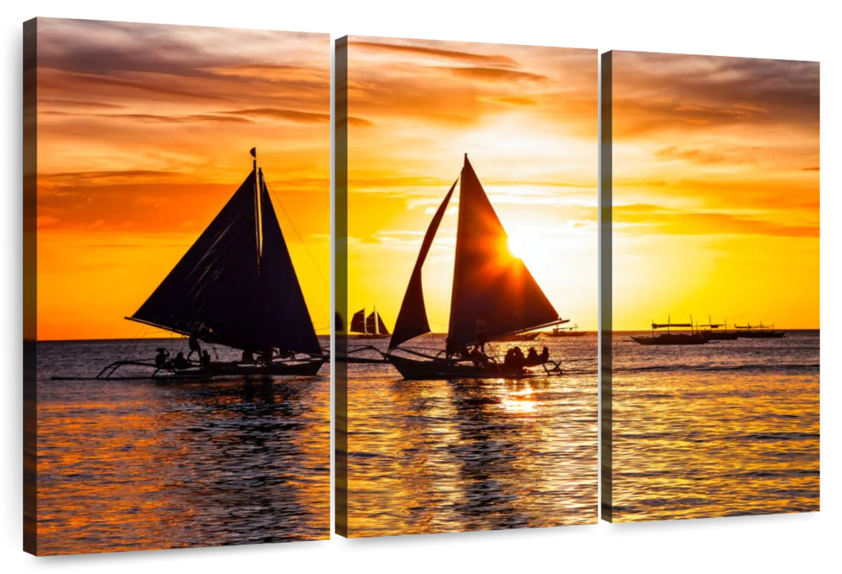 Ebern Designs Mehar Saint Martin Sailboats | Wayfair