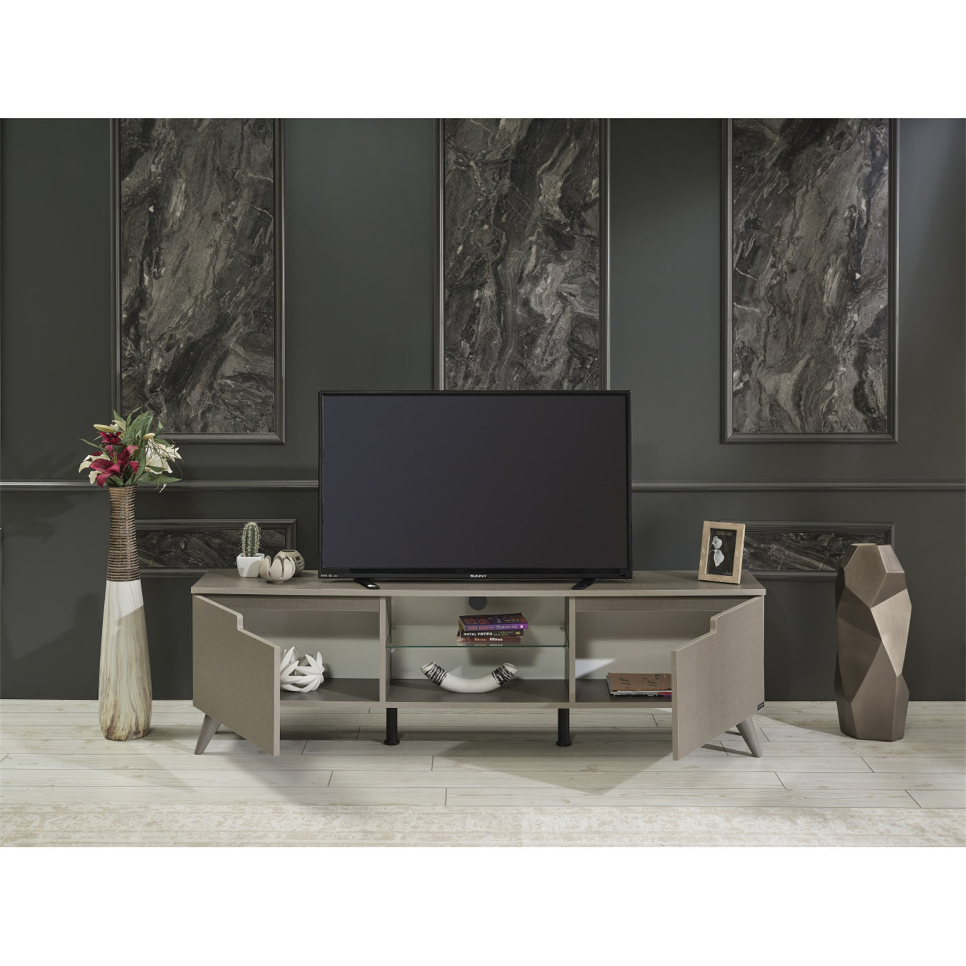 George Oliver Denver Tv Unit, Brown - Wayfair Canada
