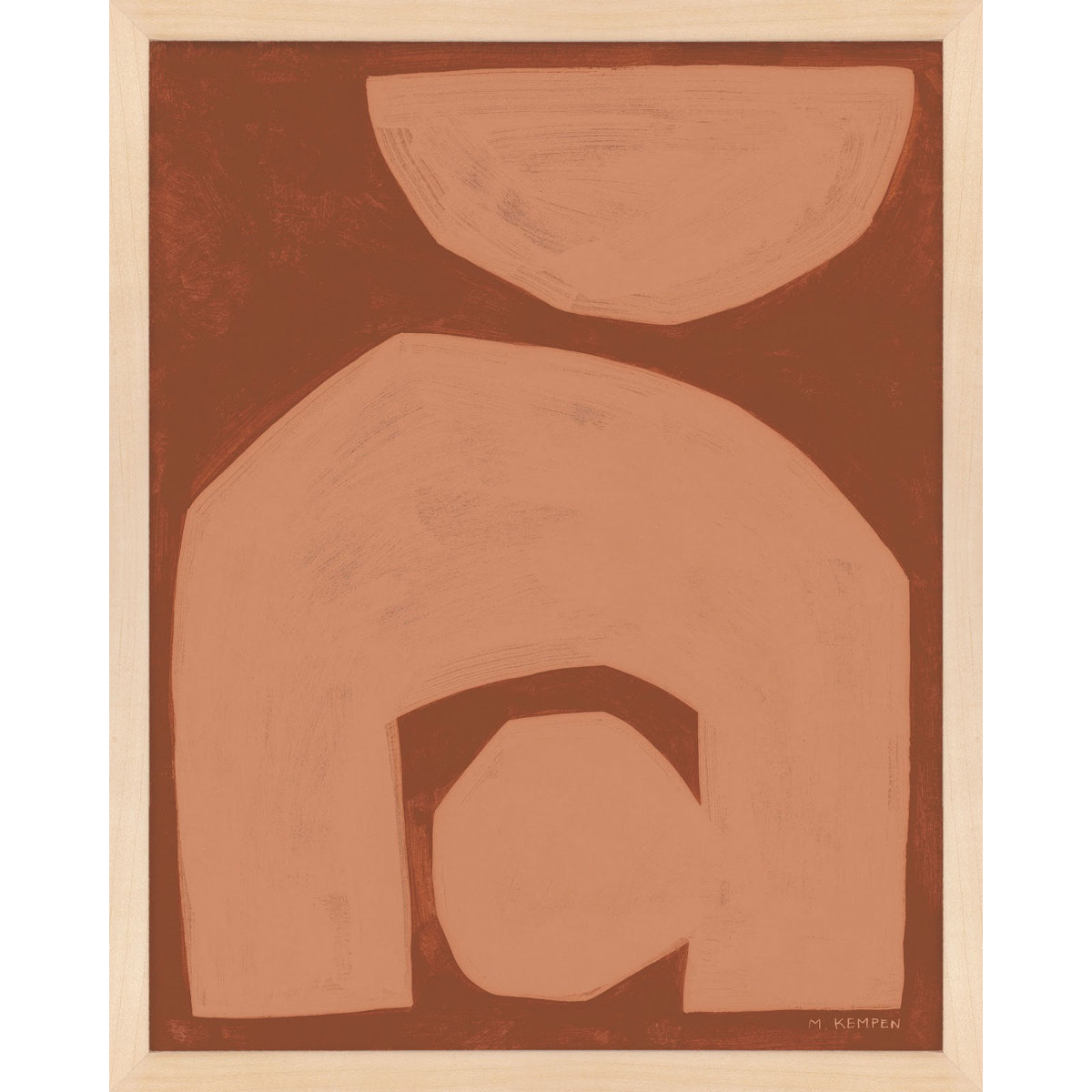 AllModern Module On Terra Cotta 2 - Picture Frame Print on Paper ...