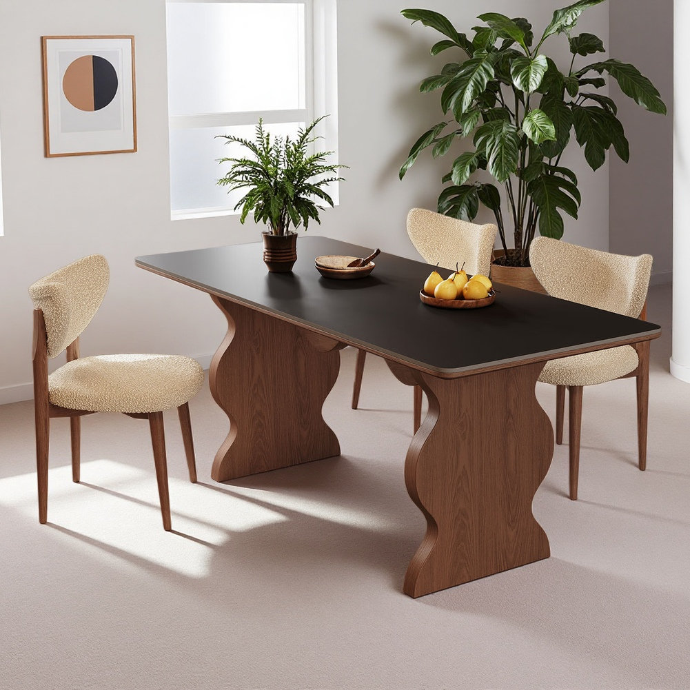 Hokku Designs Simple and Creative Rectangular Dining Table | Wayfair