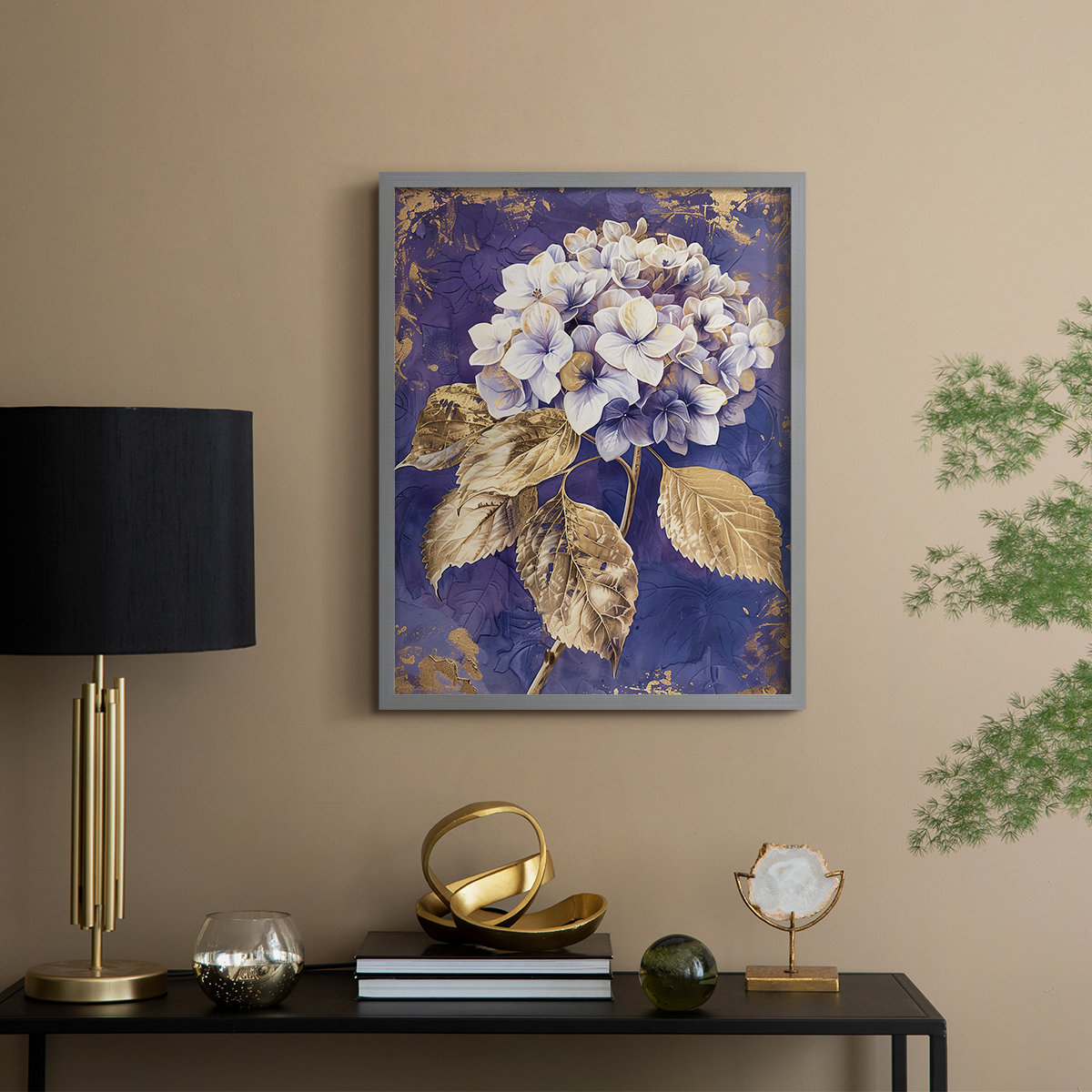 Winston Porter FLORAL Series CCXXII -Premium Framed Print -Ready to ...