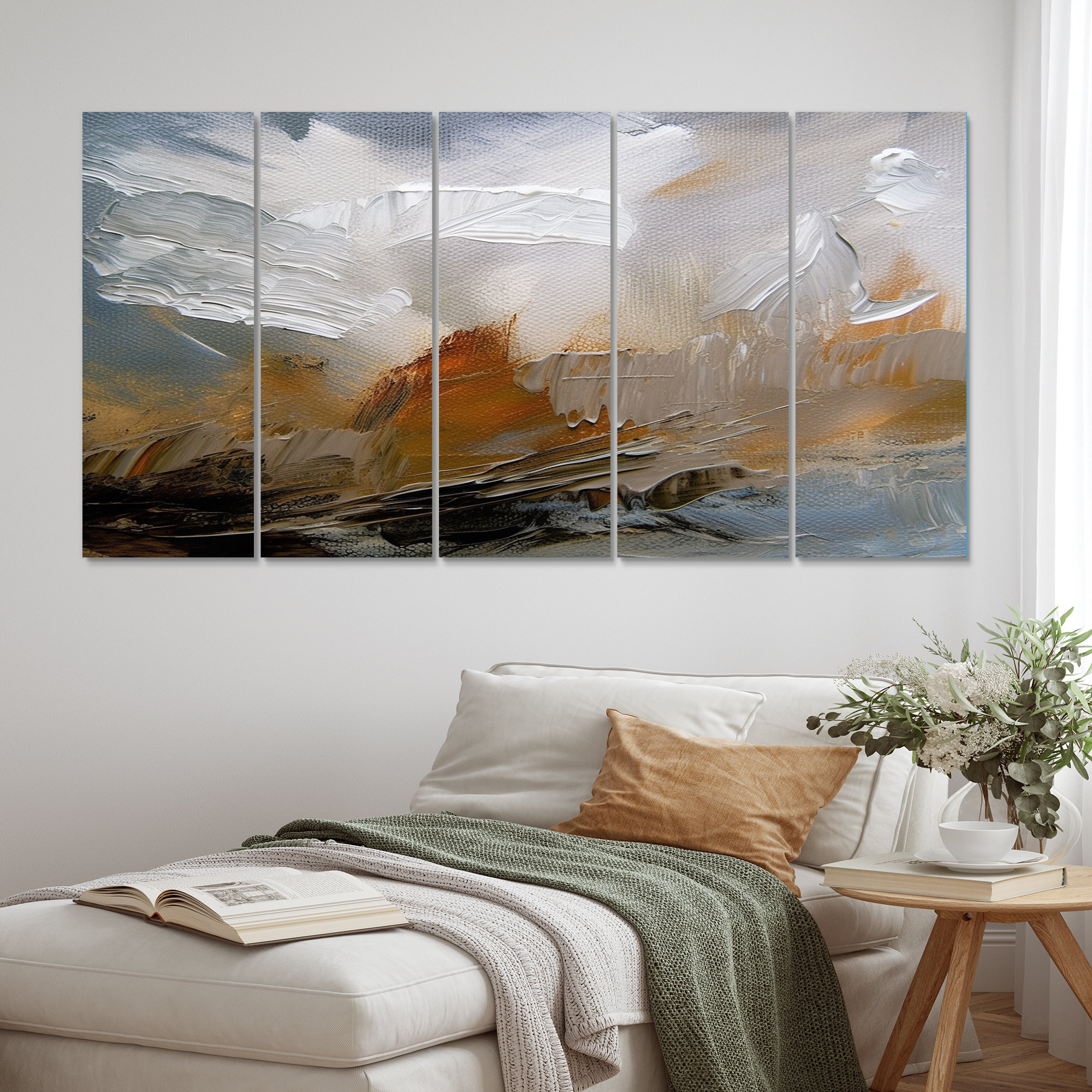 Latitude Run® Blue Nova Evening Nostalgia Abstract Painting II ...