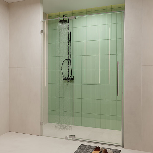 ACCOLADE FURNITURE LLC 50" - 54" X 74" Pivot Shower Door | Wayfair