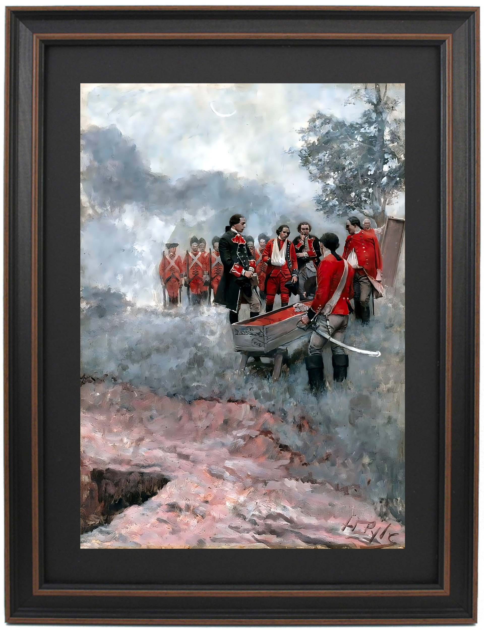 Hokku Designs The Burial Of Braddock By Howard Pyle | Wayfair