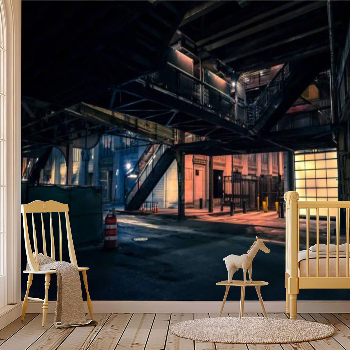 Latitude Run® Peel and Stick Canvas Wallpaper Wall Mural Vintage ...