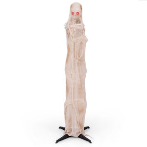 The Holiday Aisle® 6ft Halloween Animated Standing Mummy Life Size ...