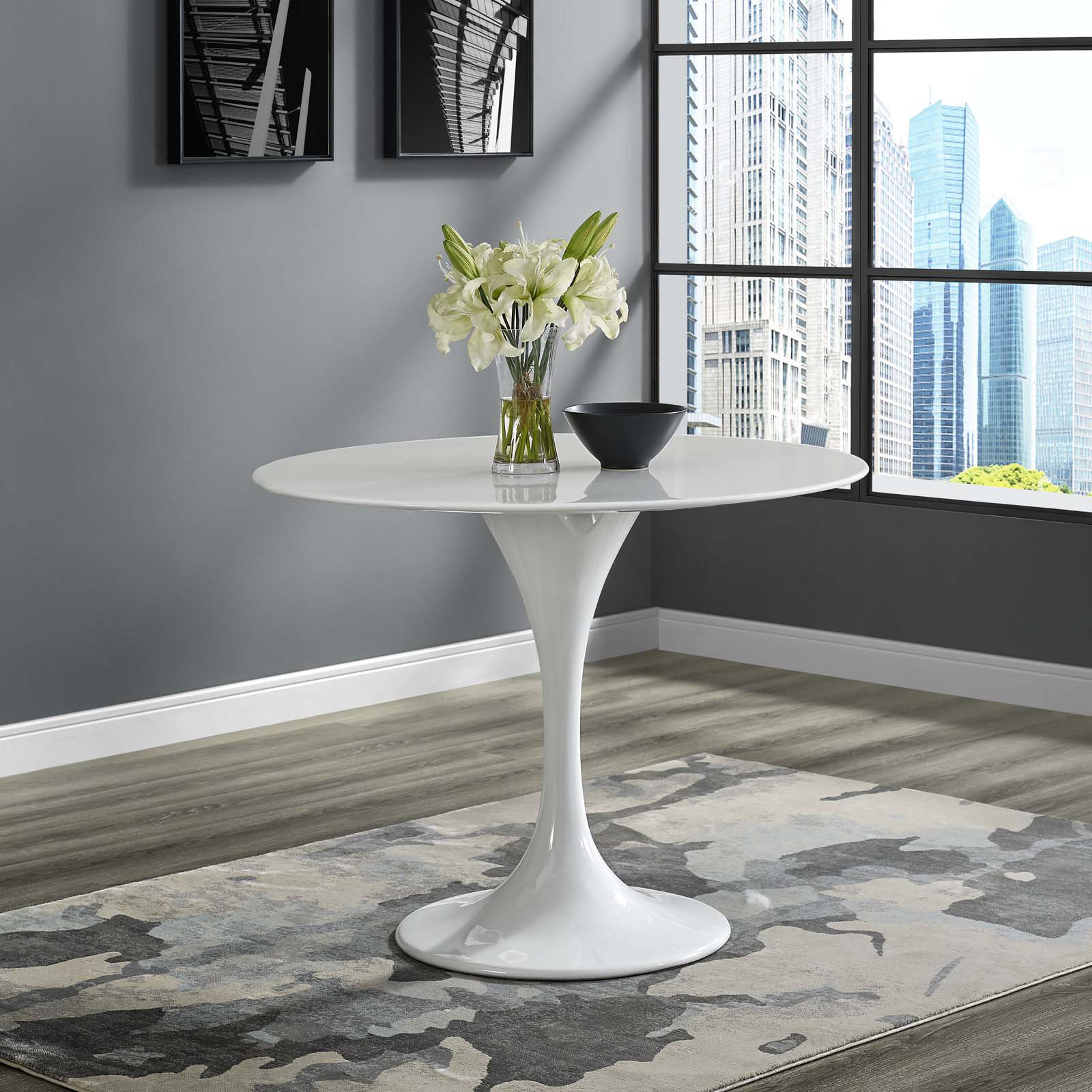 Dakota Fields Style White 40-inch Dining Table | Wayfair