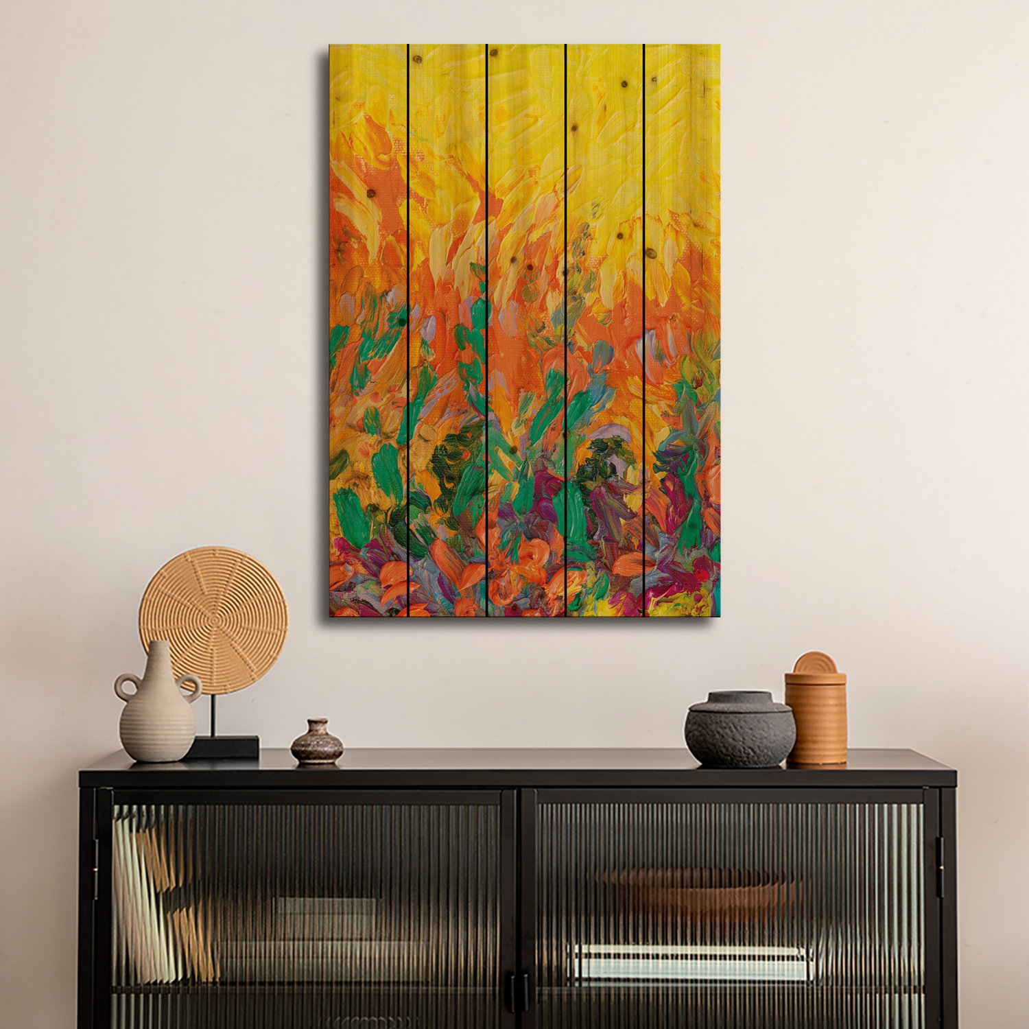 Winston Porter Wood Wall Art Print - YM 105 by Iris Scott Abstracts ...
