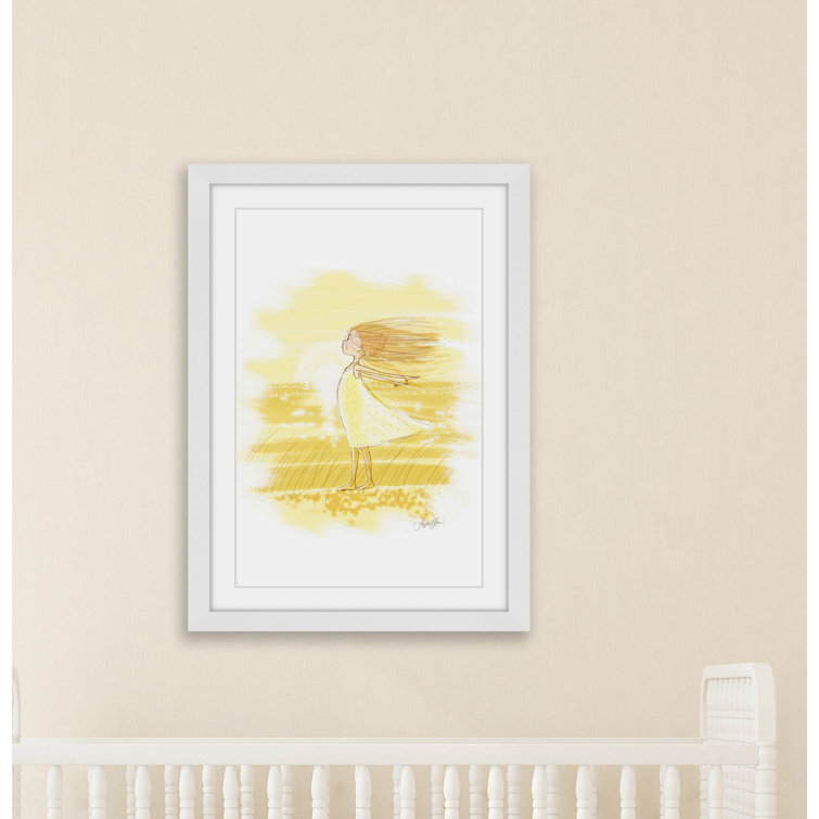 Isabelle & Max Bergman Wind Girl by Phyllis Harris - Art Prints ...