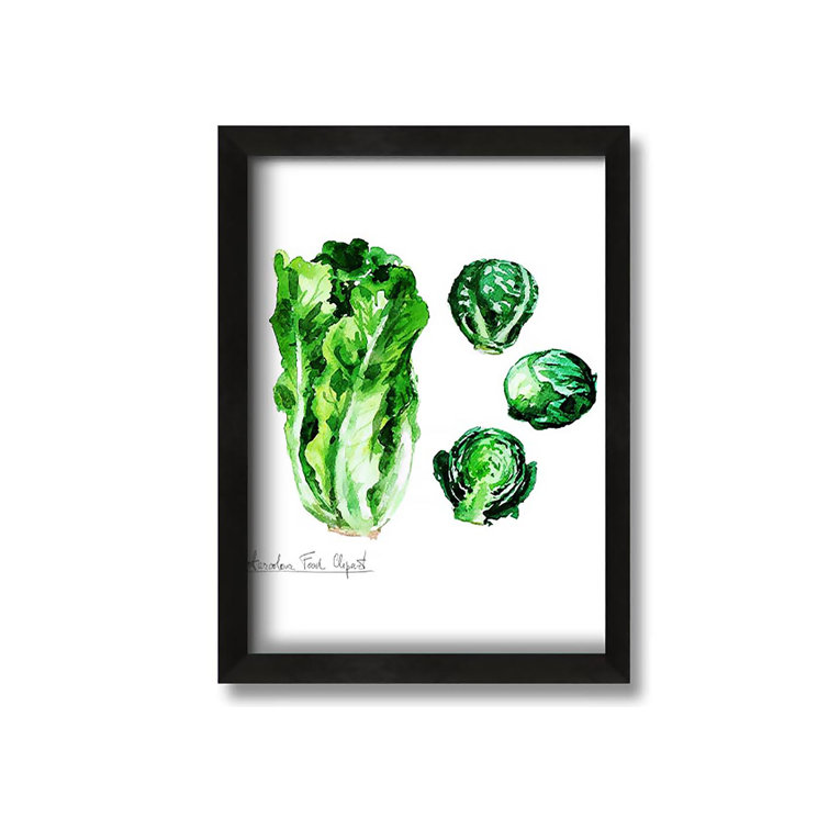 Highland Dunes Cabbage Framed Print | Wayfair.co.uk