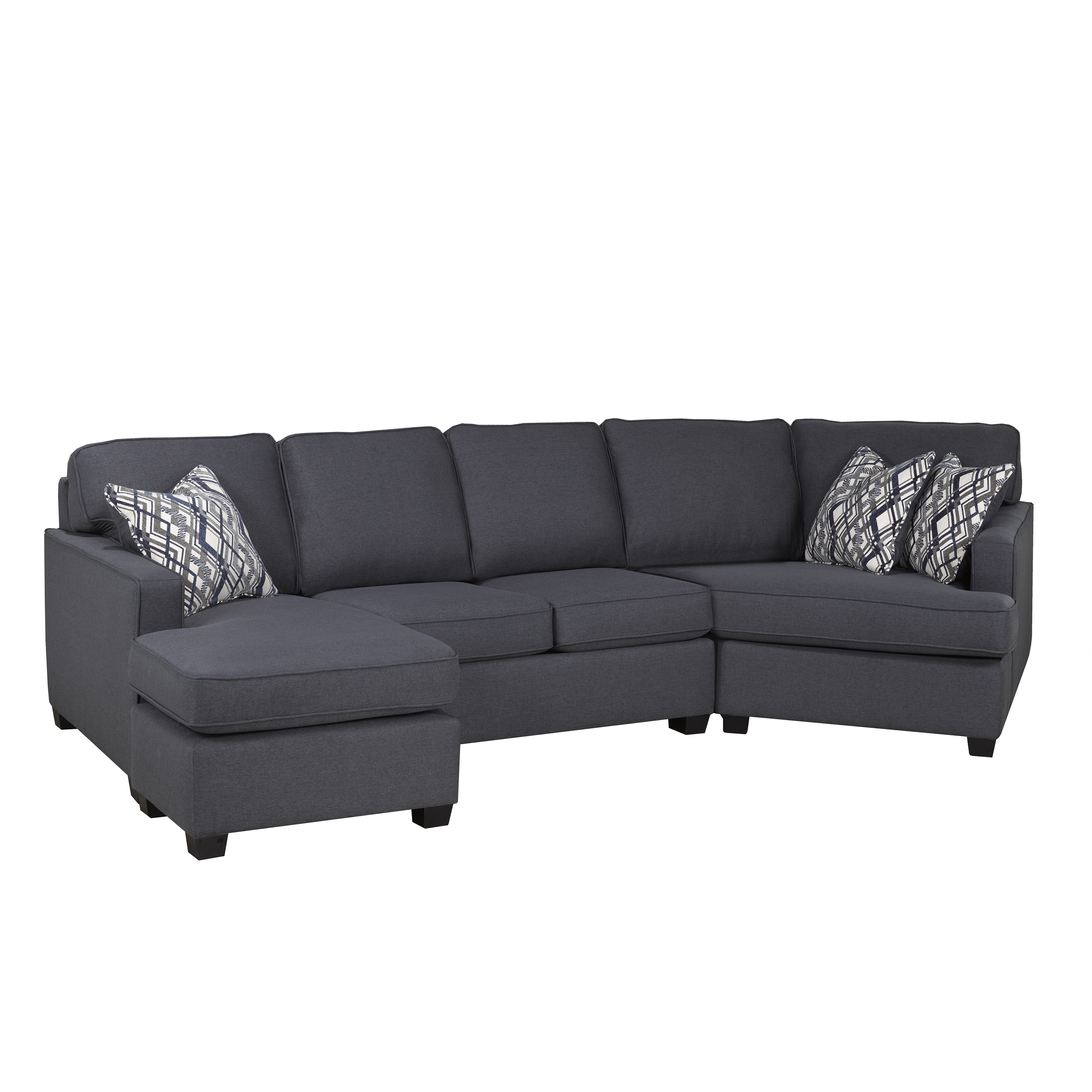 Latitude Run® Brittany 74" Wide Reversible Stationary Corner Sectional ...