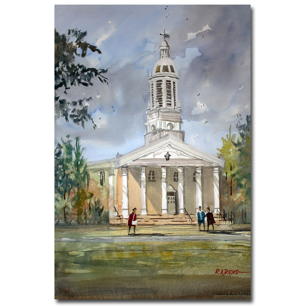 Trademark Fine Art 'Lawrence Memorial Chapel' by Ryan Radke Painting ...