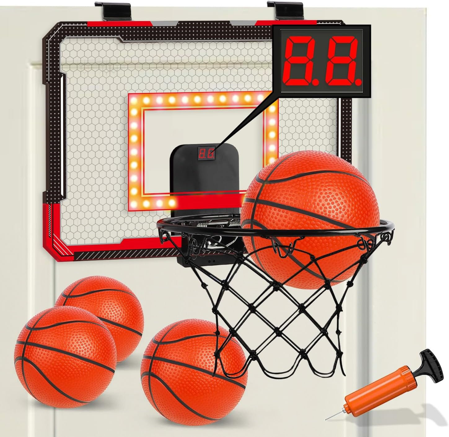 Phantoscope Over The Door Basketball Hoop For Kids, Teens, Adults ...