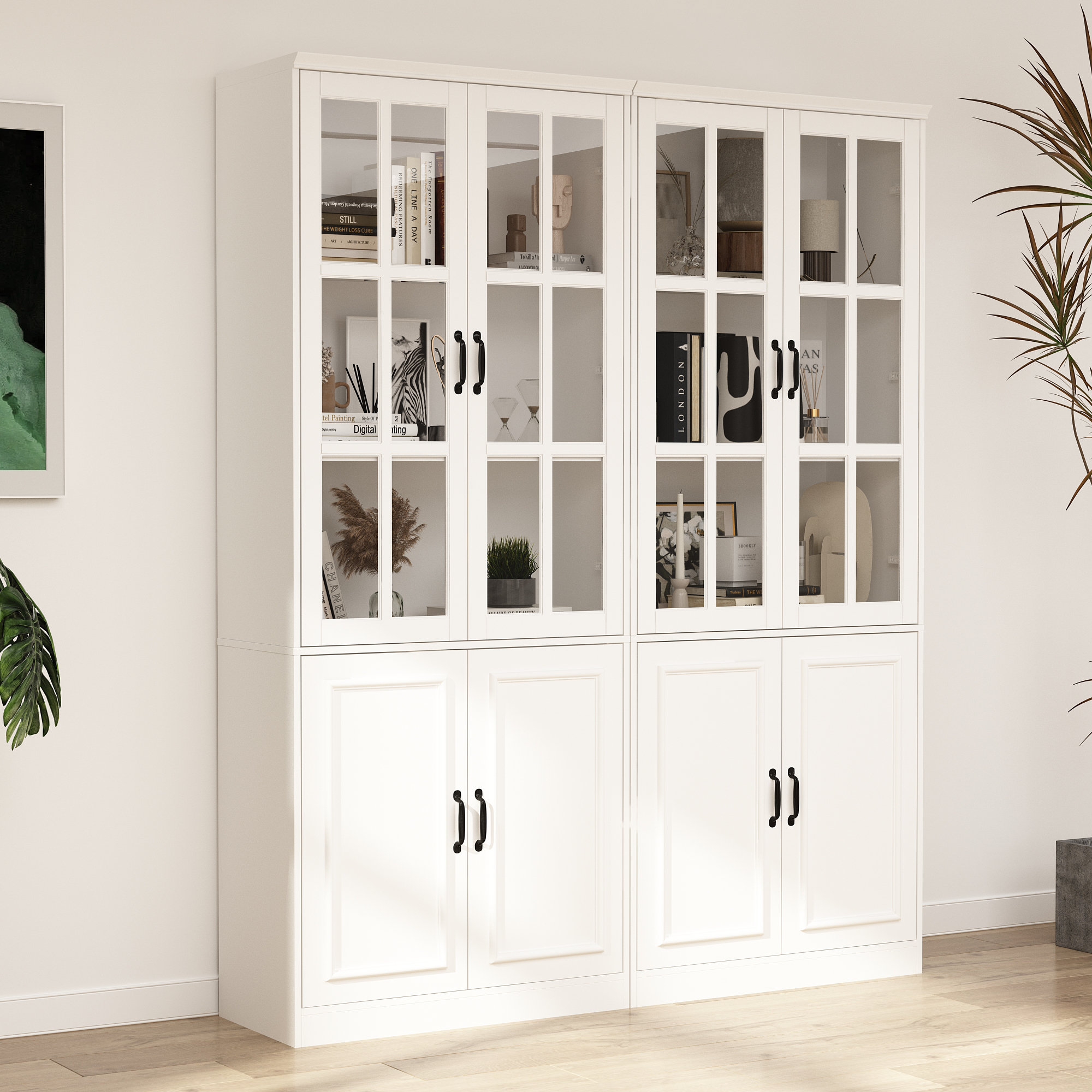 Red Barrel Studio® 10 - Shelf Storage Cabinet & Reviews | Wayfair