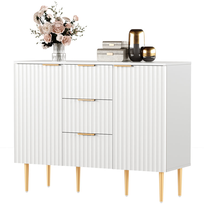 Mercer41 Rishaw 42.91'' Sideboard With 3 Drawers and 2 Doors & Reviews ...