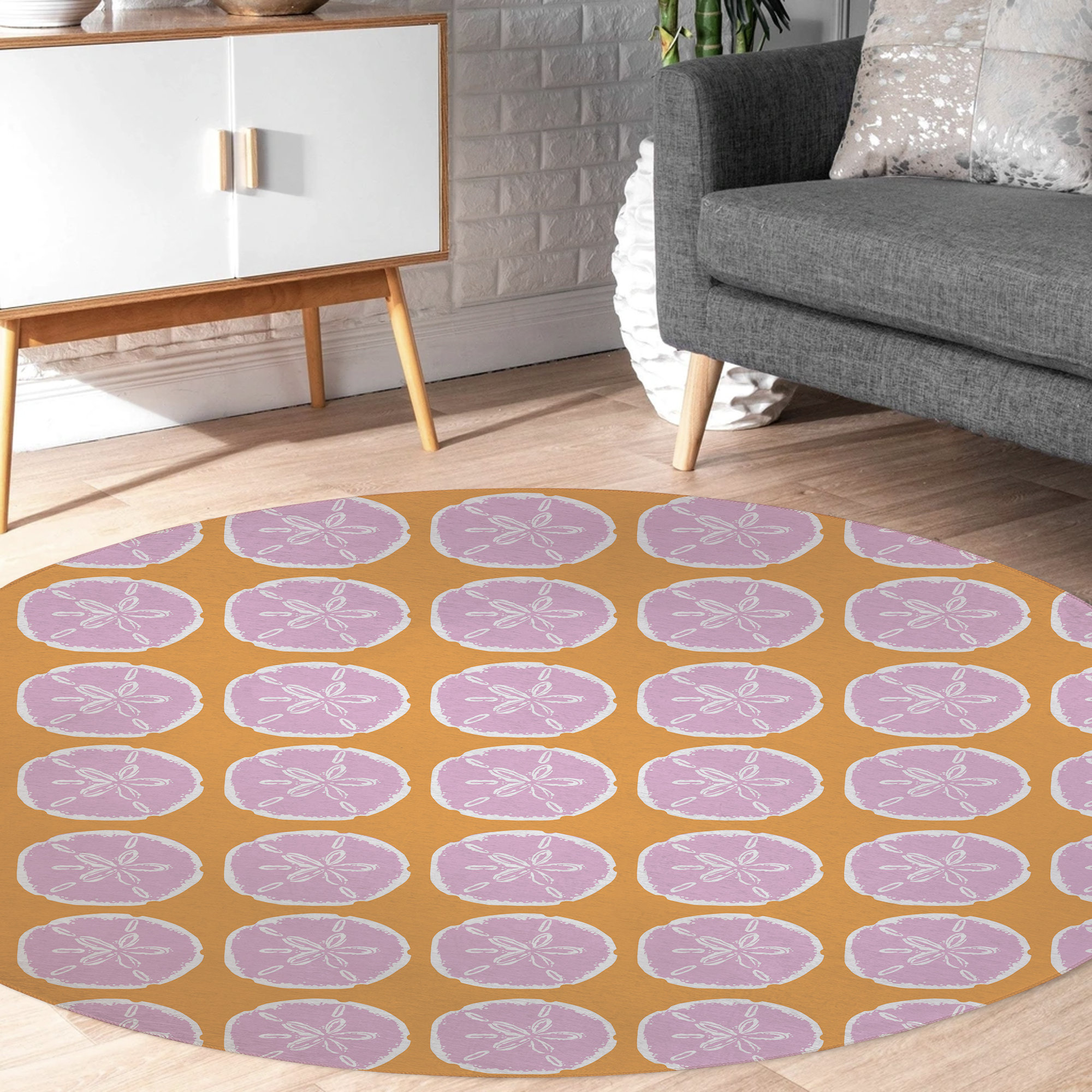 Rosecliff Heights Weisend Abstract Machine Woven Polyester Area Rug in ...