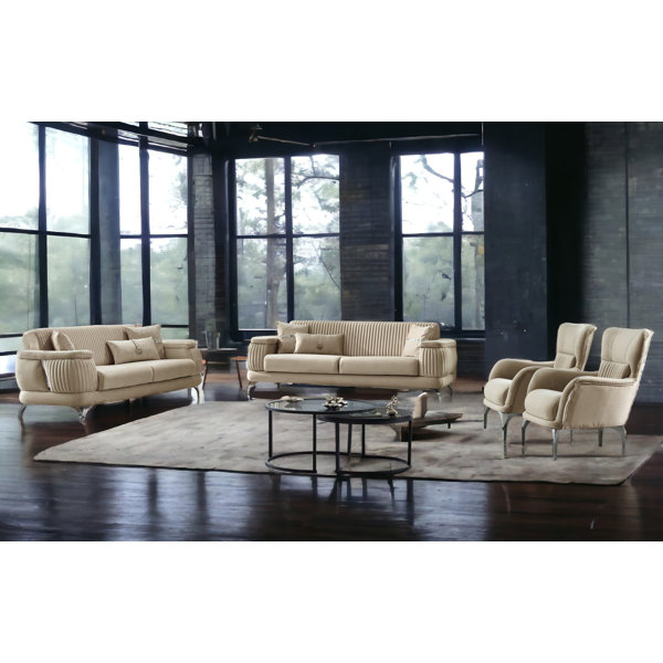 Orren Ellis Archie-Lee Living Room Set | Wayfair