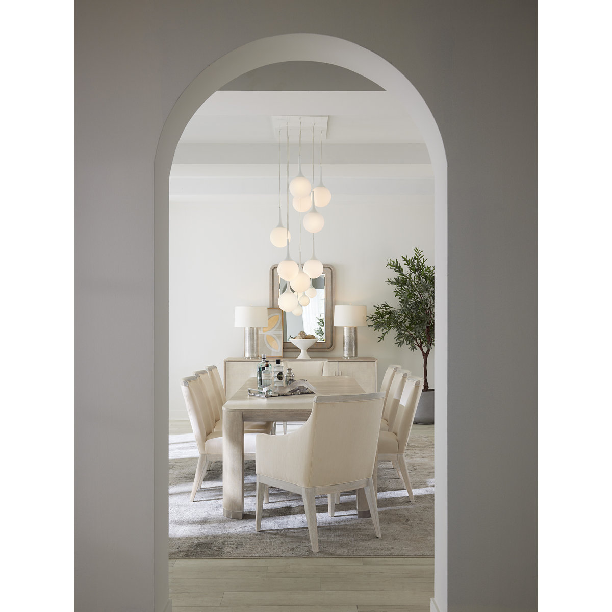 Hooker Furniture Modern Mood Rectangular 110'' L x 44'' W Dining Table ...