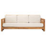 Wade Logan® Brailon Brazilian Teak Patio Sofa & Reviews | Wayfair