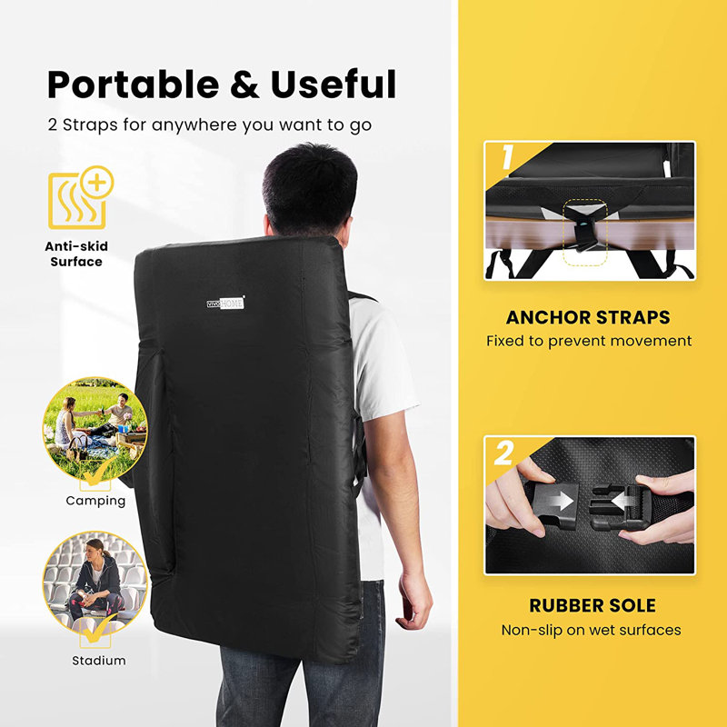 VIVOHOME 20 inch Wide Reclining Stadium Seat | Wayfair