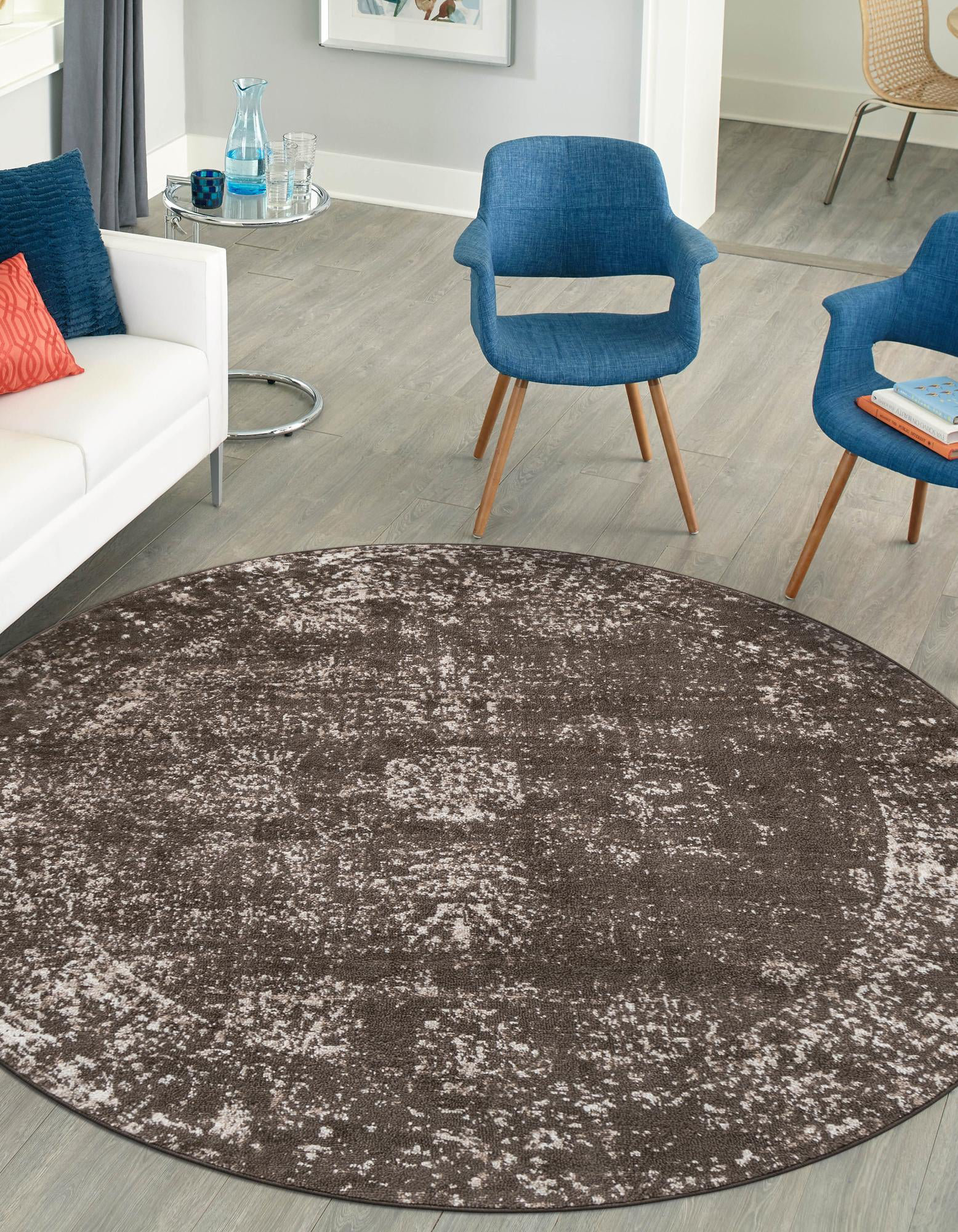 Mistana™ Tapis brun à motif floral Brandt et Commentaires - Wayfair Canada