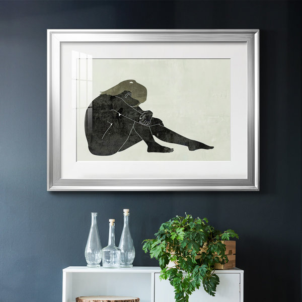 Winston Porter Folded Figure II-FramedFramed Print W Beveled Matt and ...