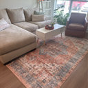 Dakota Fields Fitzrovia Washable Damask Indoor Rug & Reviews | Wayfair