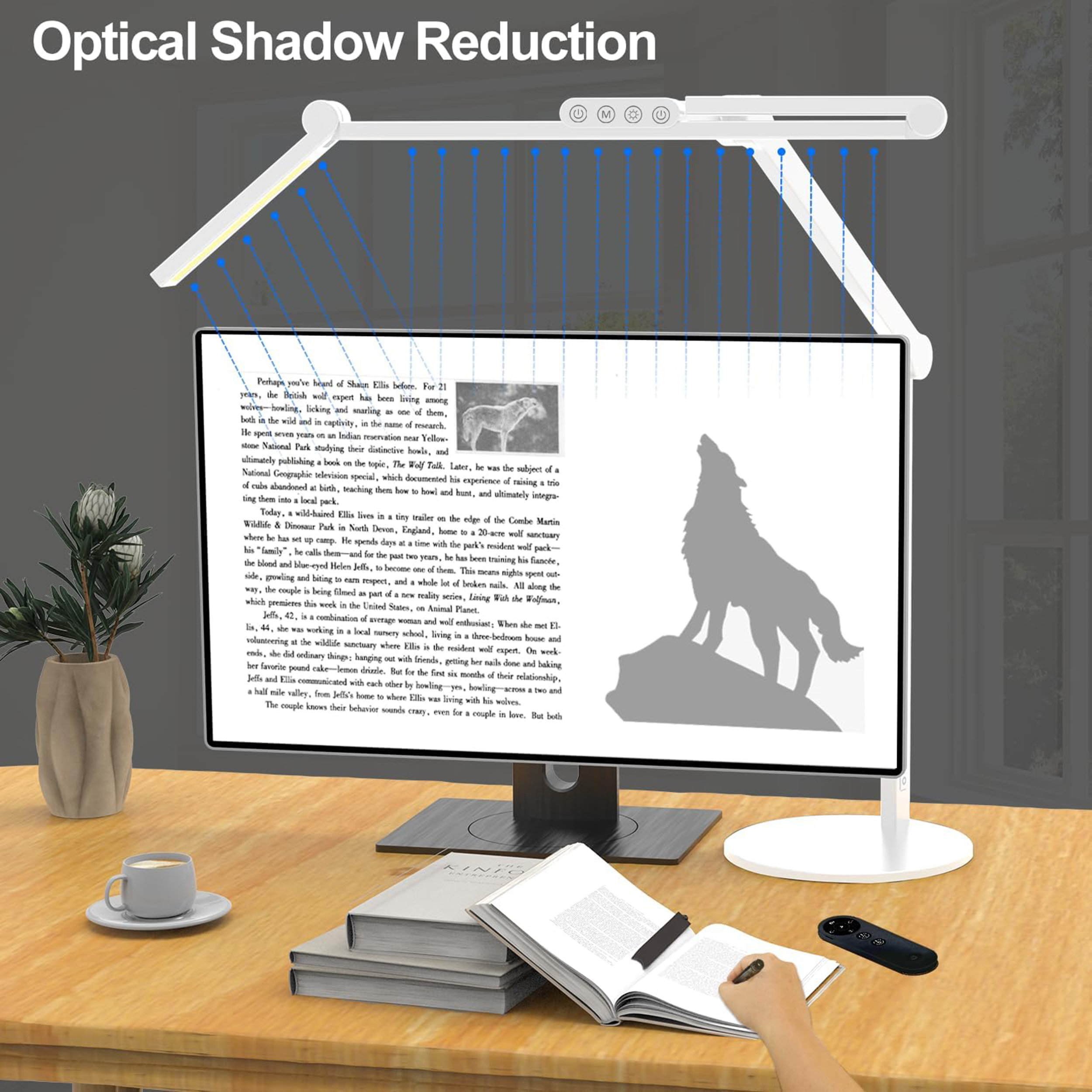 21JETHOME Architect Desk Lamp For Home Office, 24W Adjustable Led Desk ...