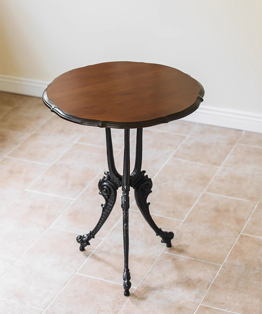 Dainty Table Solid Wood Top End Table | Wayfair