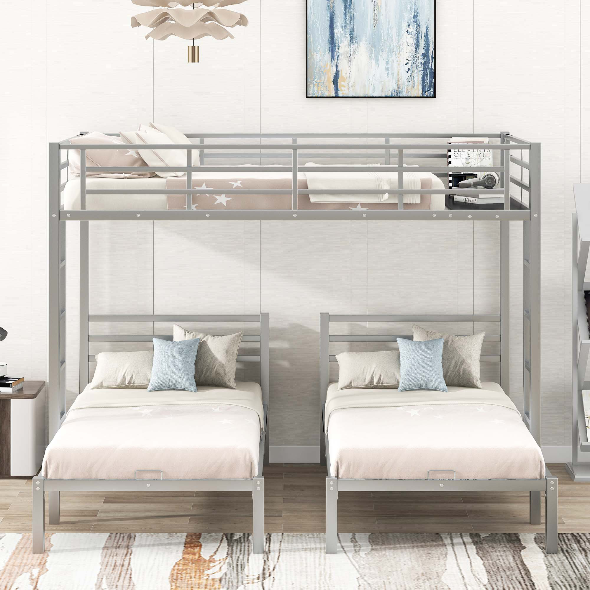 Isabelle & Max™ Bunk Bed With Built-In Shelf - Wayfair Canada