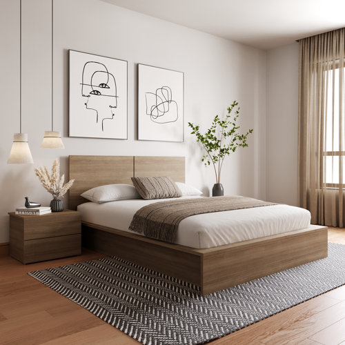 Wade Logan® Antonnio 3 Piece Bedroom Set with Bed, Headboard, and ...