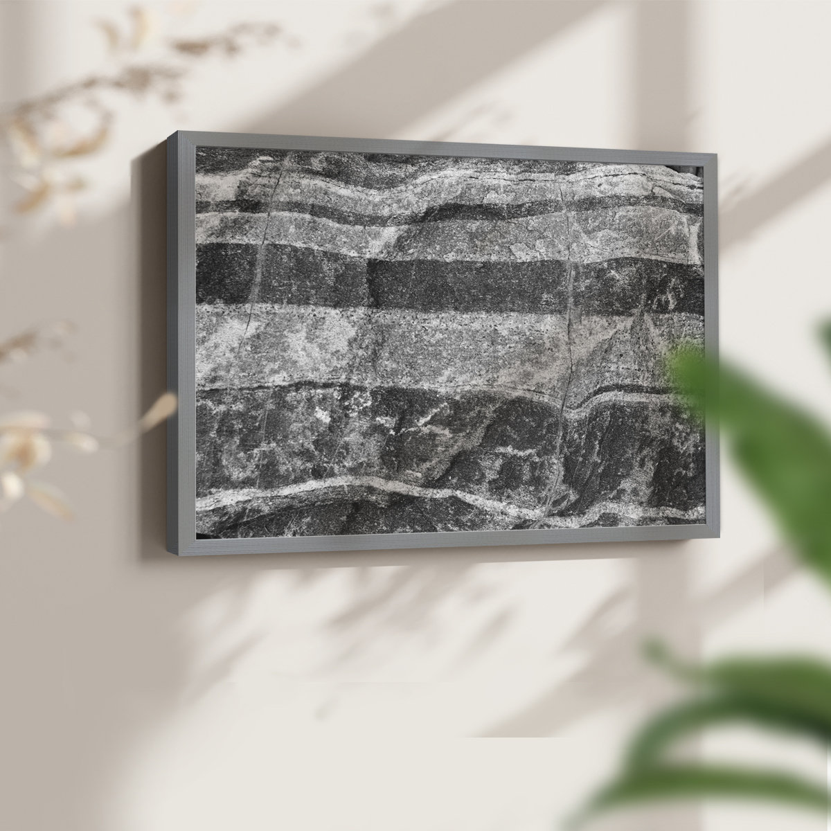 Wrought Studio™ Found Textures XI -Framed Print - Restickable | Wayfair