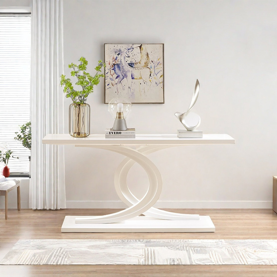 Liu's ink furniture Modern Art Console Table | Wayfair