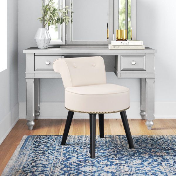 Three Posts™ Teen Madeline Solid Wood Accent Stool & Reviews - Wayfair ...