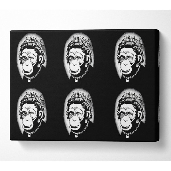 ClassicLiving Queen Monkey - Wrapped Canvas Print | Wayfair.co.uk