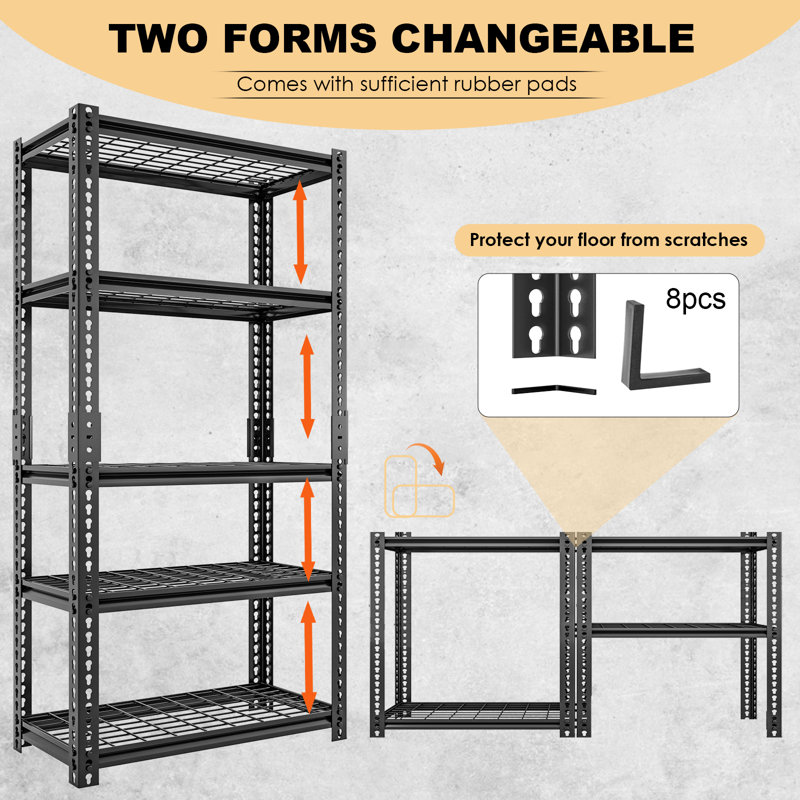 WFX Utility™ Garage Storage Shelves,Adjustable Metal Heavy Duty ...