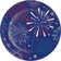 Creative Converting Patriotic Party Dinner Paper Plates, 24 ct. | Wayfair