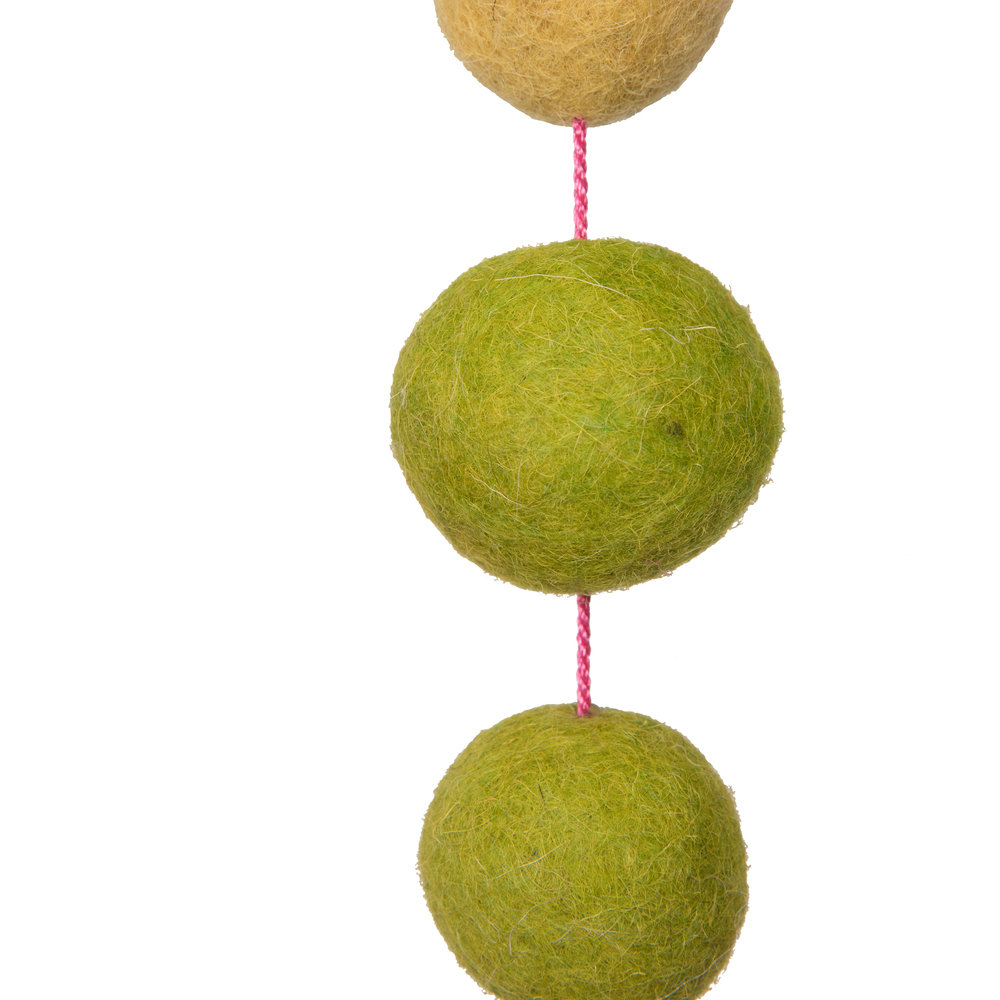 Vickerman 72" Multi-Colored Pom Pom Novelty Garland | Wayfair