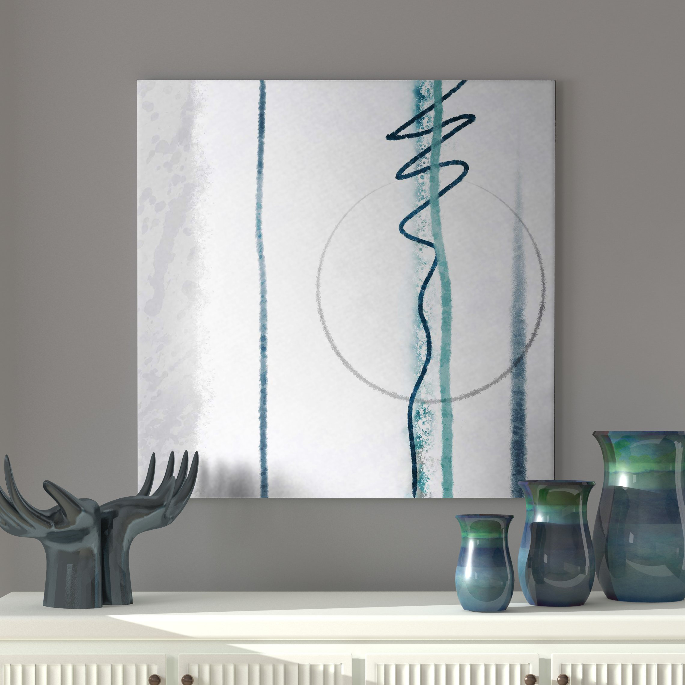 Wrought Studio™ Drool Choice - Wrapped Canvas Painting Print | Wayfair