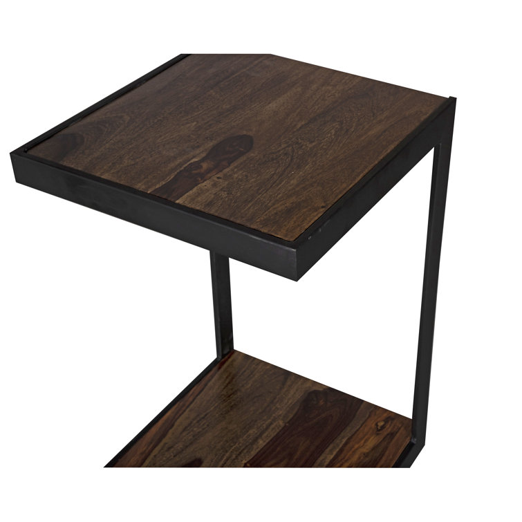 17 Stories Solid Wood C Table - Wayfair Canada
